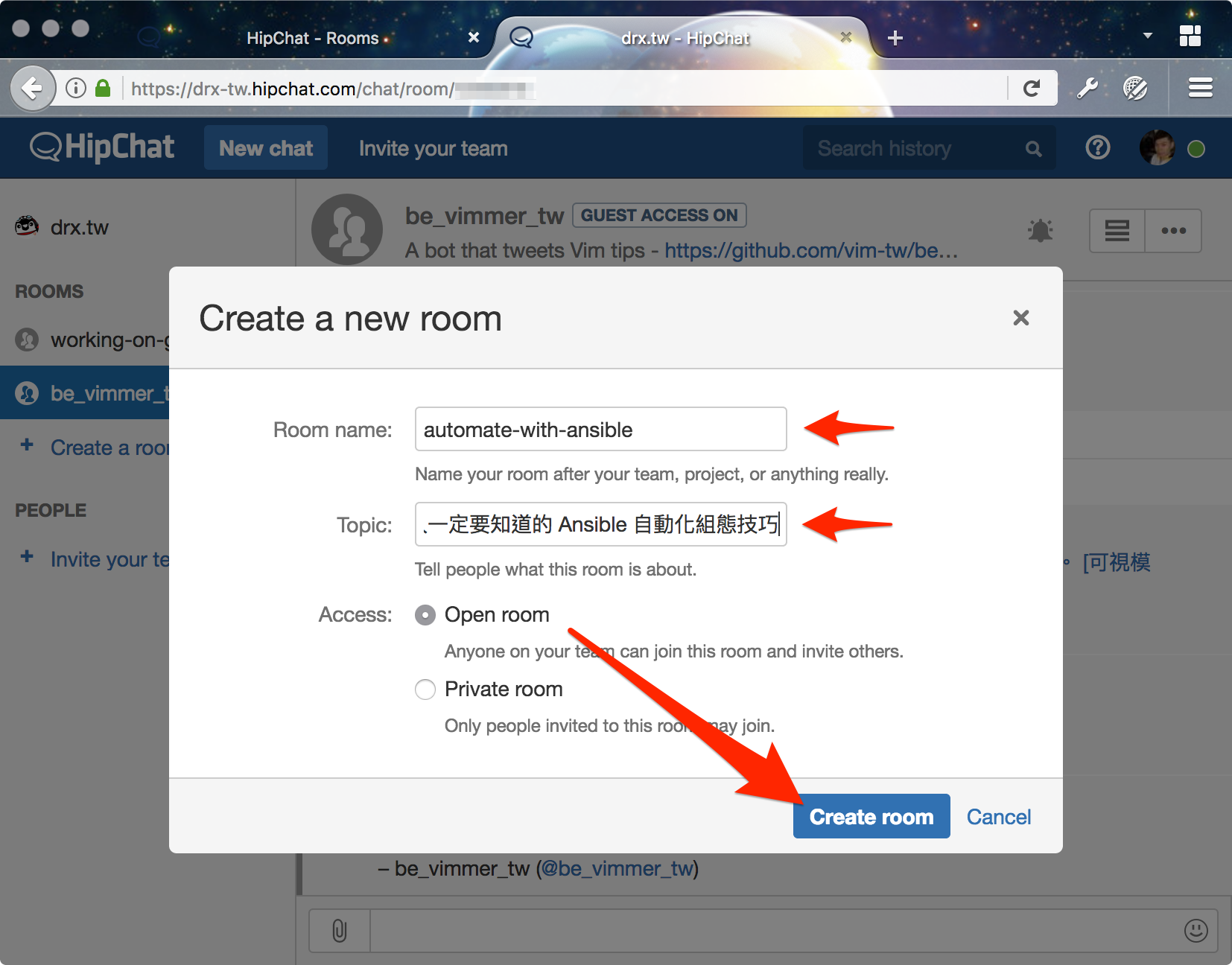 Ansible 如何發送 Notification 到 Hipchat? · 現代 It 人一定要知道的 Ansible 自動化組態技巧